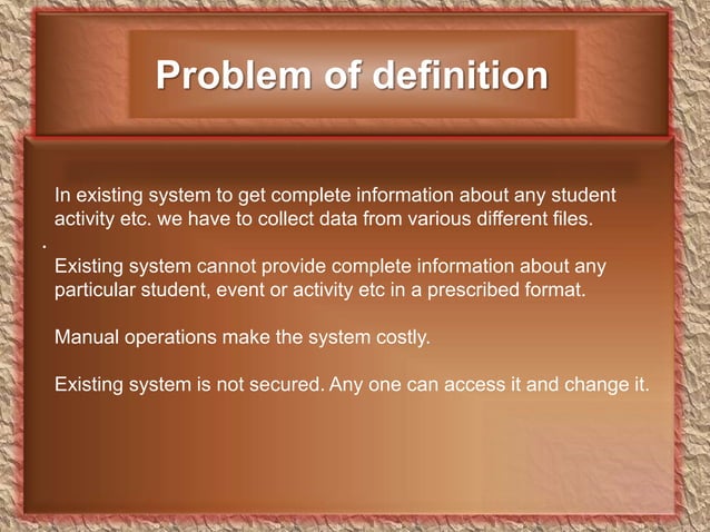 Student information system project report | PPTX | Computing | Technology & Computing