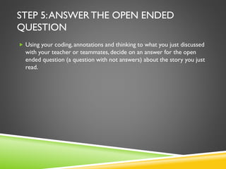 Student instruction | PPT