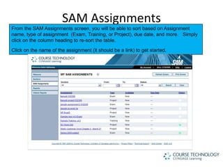 Student instructions for logging into sam | PPT