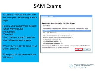 Student instructions for logging into sam | PPT