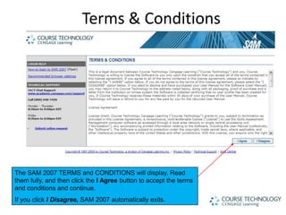Student instructions for logging into sam | PPT