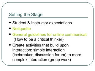 Student Interaction | PPT