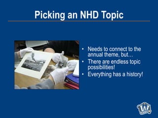 Student NHD Intro | PPT
