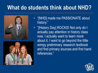 Student NHD Intro | PPT