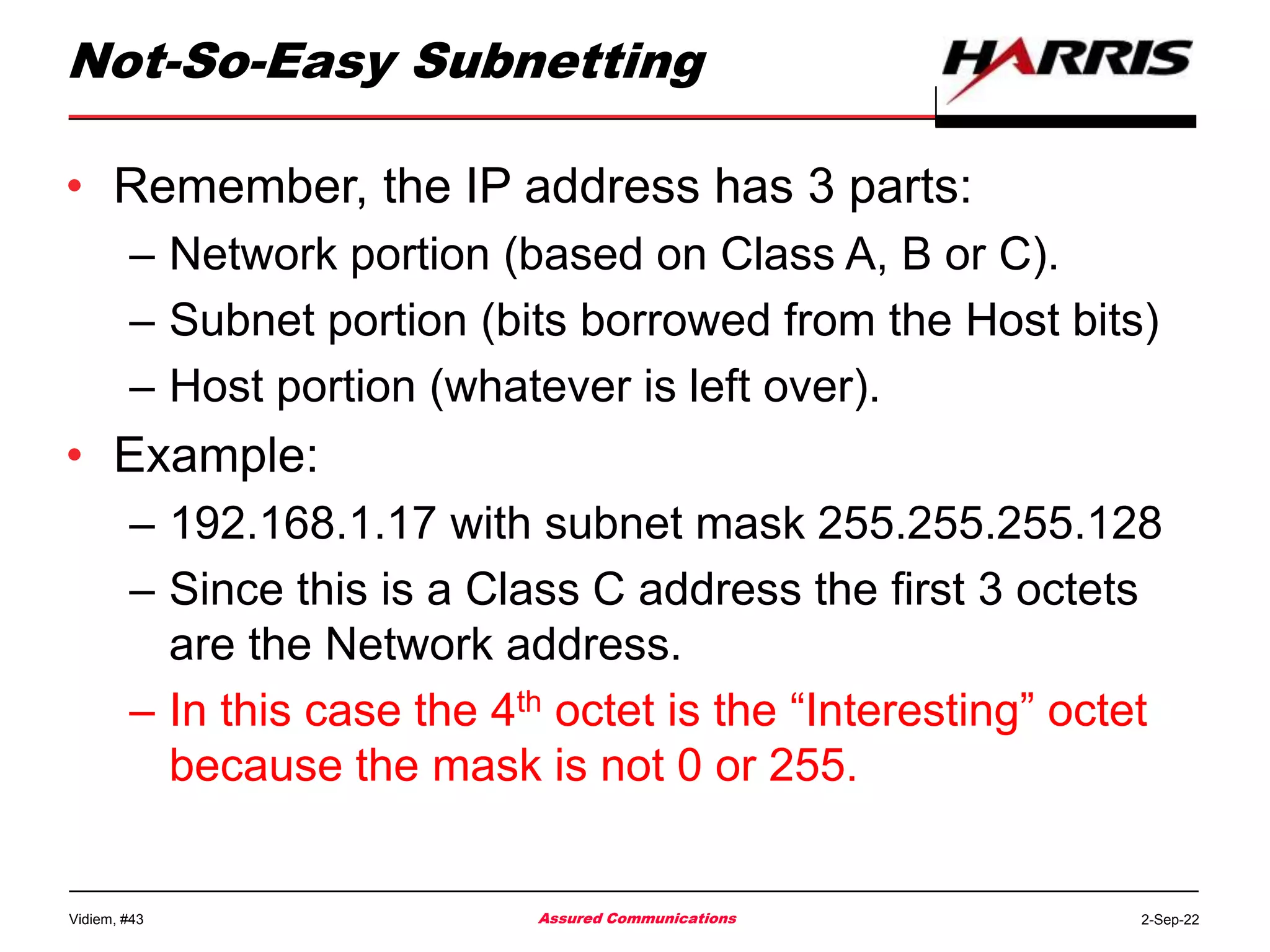 Student IP Addressing Tutorial.ppt