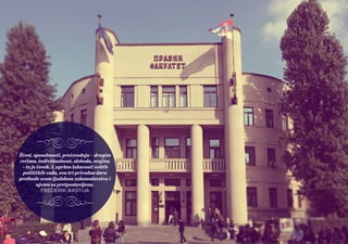 Studenti za slobodu - Pravni fakultet u Beogradu | PPT