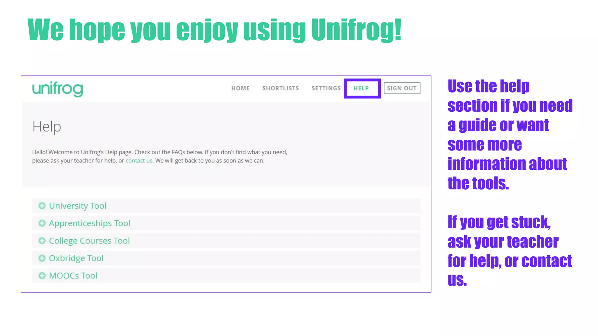 Unifrog Launch to KS5 | PPTX