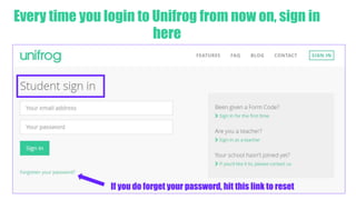 Unifrog Launch to KS5 | PPTX