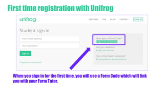 Unifrog Launch to KS5 | PPTX