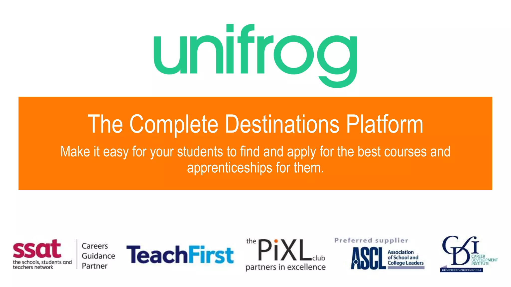 Student launch -_ks5 unifrog | PPTX