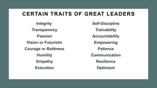 FOSTERING STUDENT LEADERSHIP IN SCHOOLS 2 | PPTX