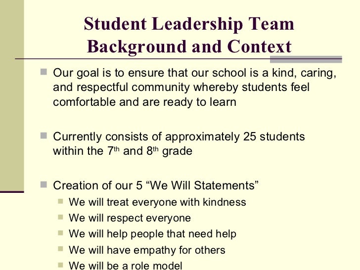 Student leadership team pd powerpoint overview final