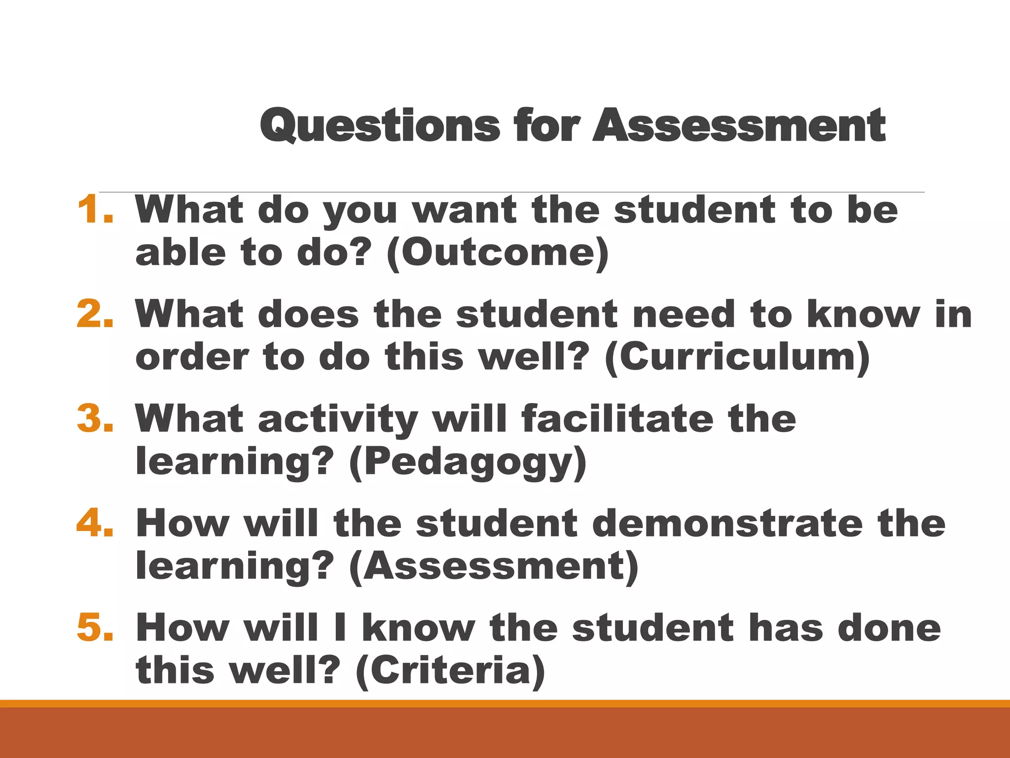 Student Learning Outcomes | PPT