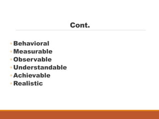 Student Learning Outcomes | PPT