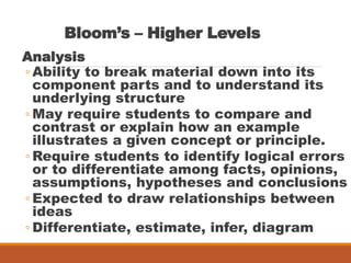 Student Learning Outcomes | PPT