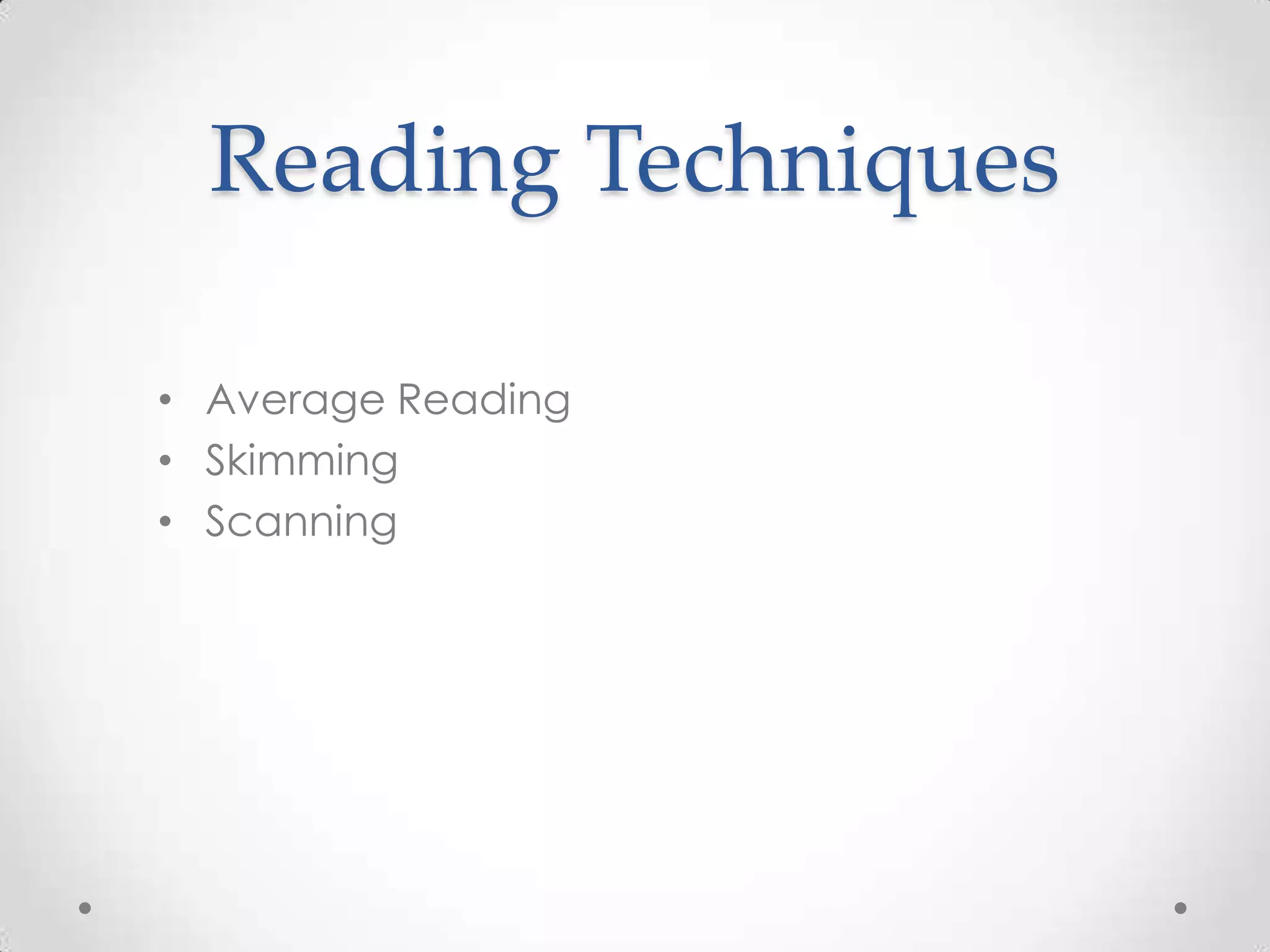Student lesson 2 prereading skimming scanning | PPTX