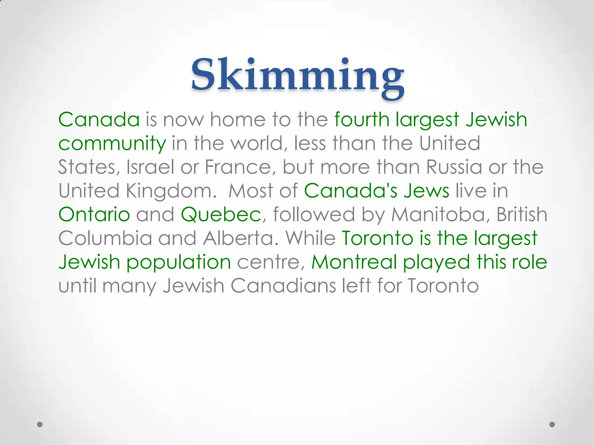 Student lesson 2 prereading skimming scanning | PPTX