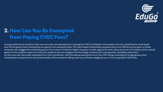 Student life and campus contribution (cvec) – everything you need to know | PPT