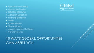 STUDENT LIFE CYCLE AT GLOBAL OPPORTUNITIES | PPT