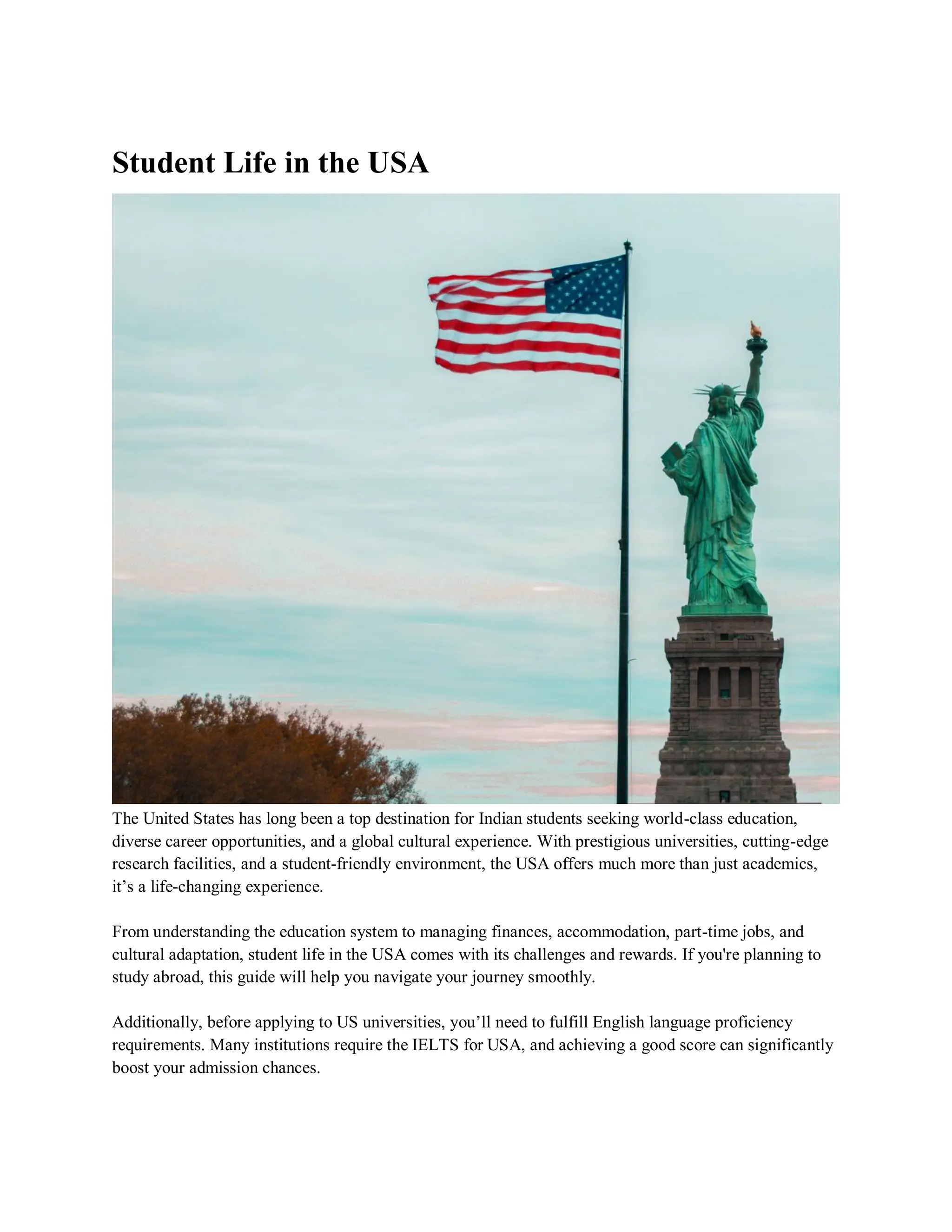 Student Life in the USA. PowerPoint Presentation in 2025 | PDF
