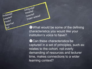 Student engagement through the LMS | PPT