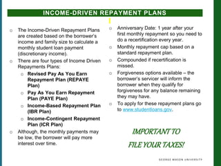 Money Talks Series: Student Loan Repayment | PPT