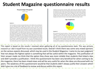 Student Magazine Project | PPTX