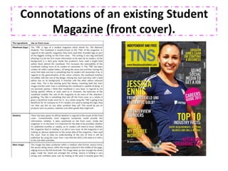Student Magazine Project | PPTX