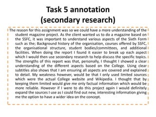 Student Magazine Project | PPTX