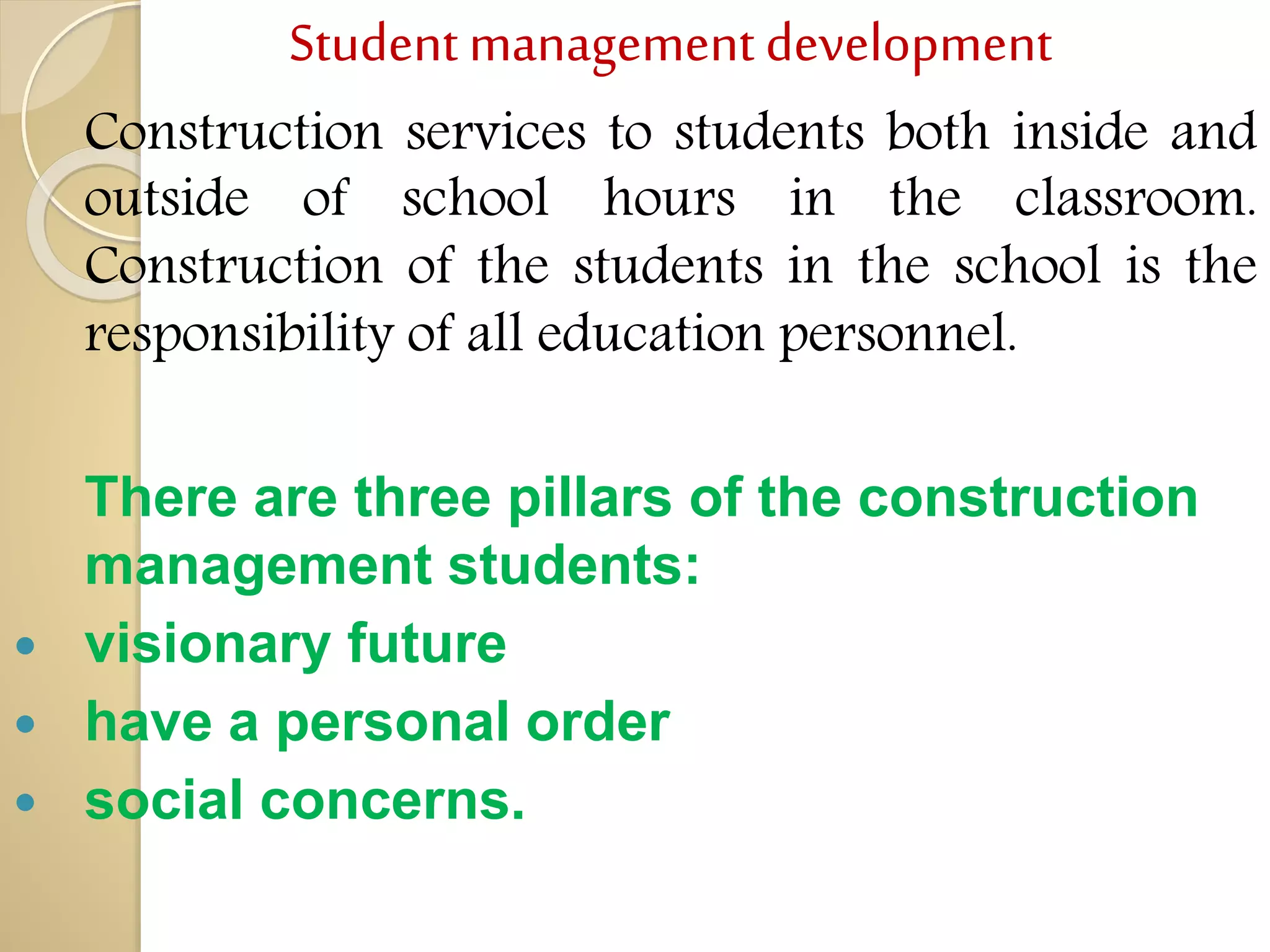 Student management | PPTX
