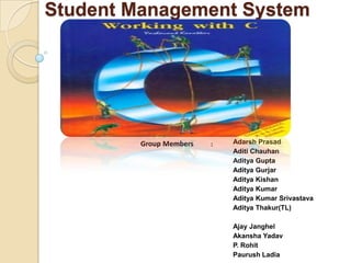 Student management system | PPTX