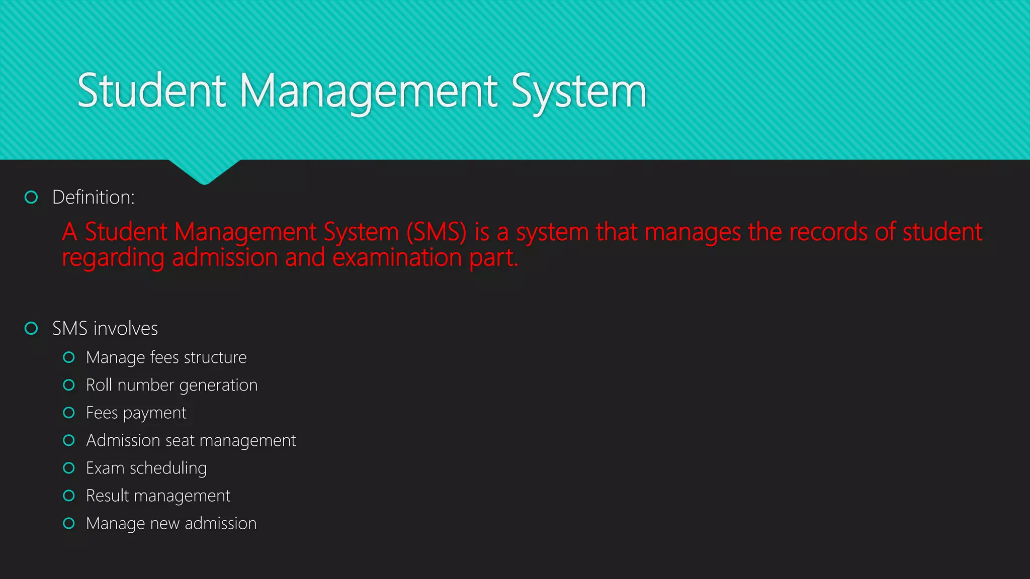 Student management system | PPTX