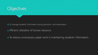 Student management system | PPTX