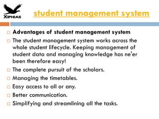 Student management system | PPT