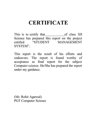 Student management system(1) converted (2) | PDF