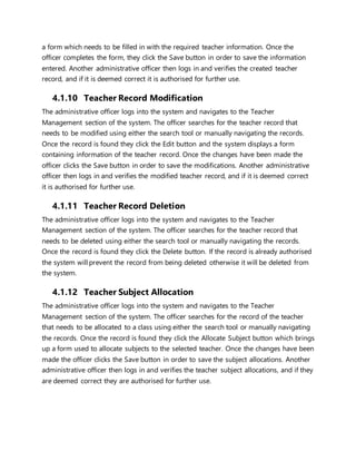 Student management system analysis document | DOCX