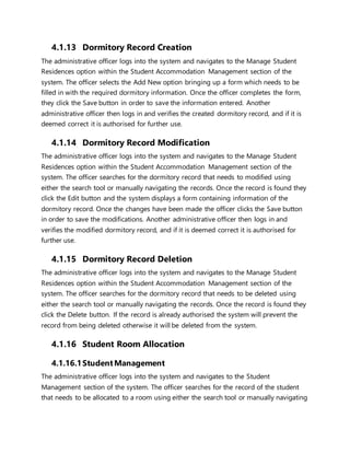Student management system analysis document | PDF
