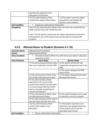 Student management system analysis document | PDF