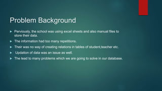 Student Management System of database system.pptx