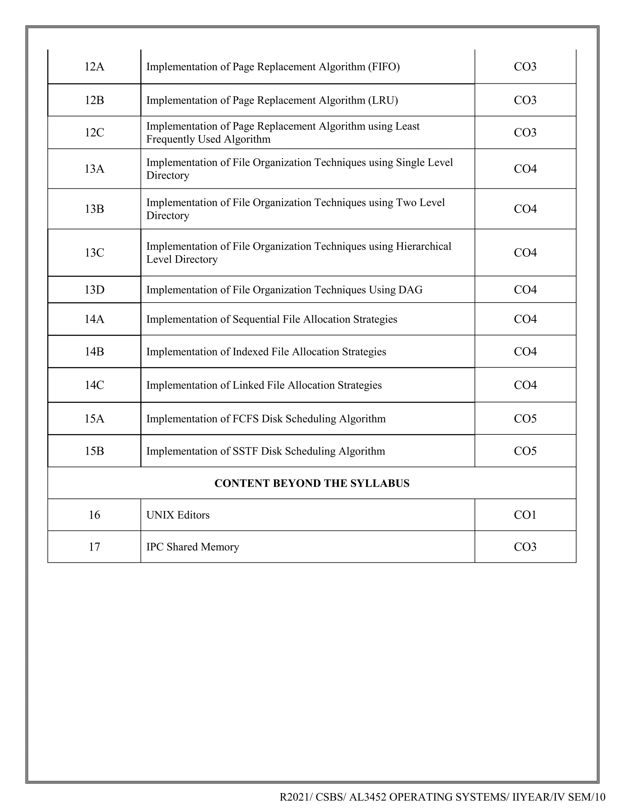Student manual CSBS (2).pdf for operating systems lab | PDF