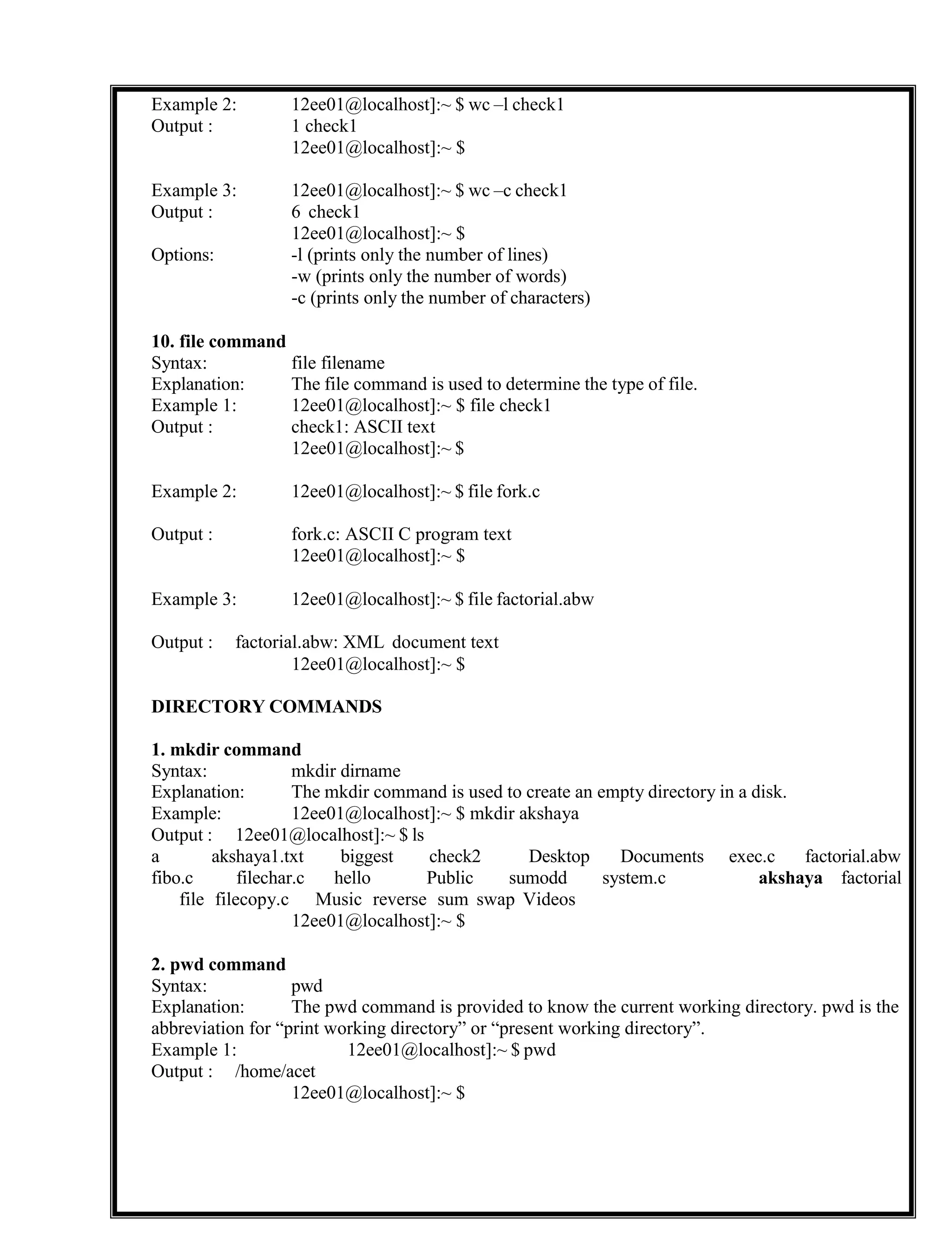Student manual CSBS (2).pdf for operating systems lab | PDF