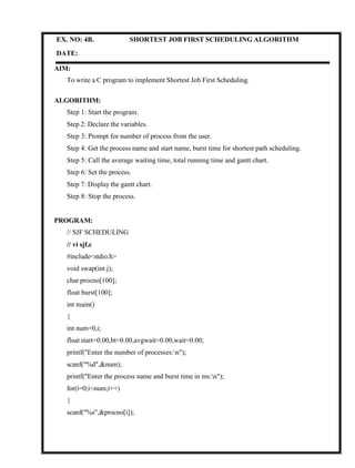 Student manual CSBS (2).pdf for operating systems lab | PDF