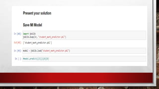 Student mark Prediction application.pptx
