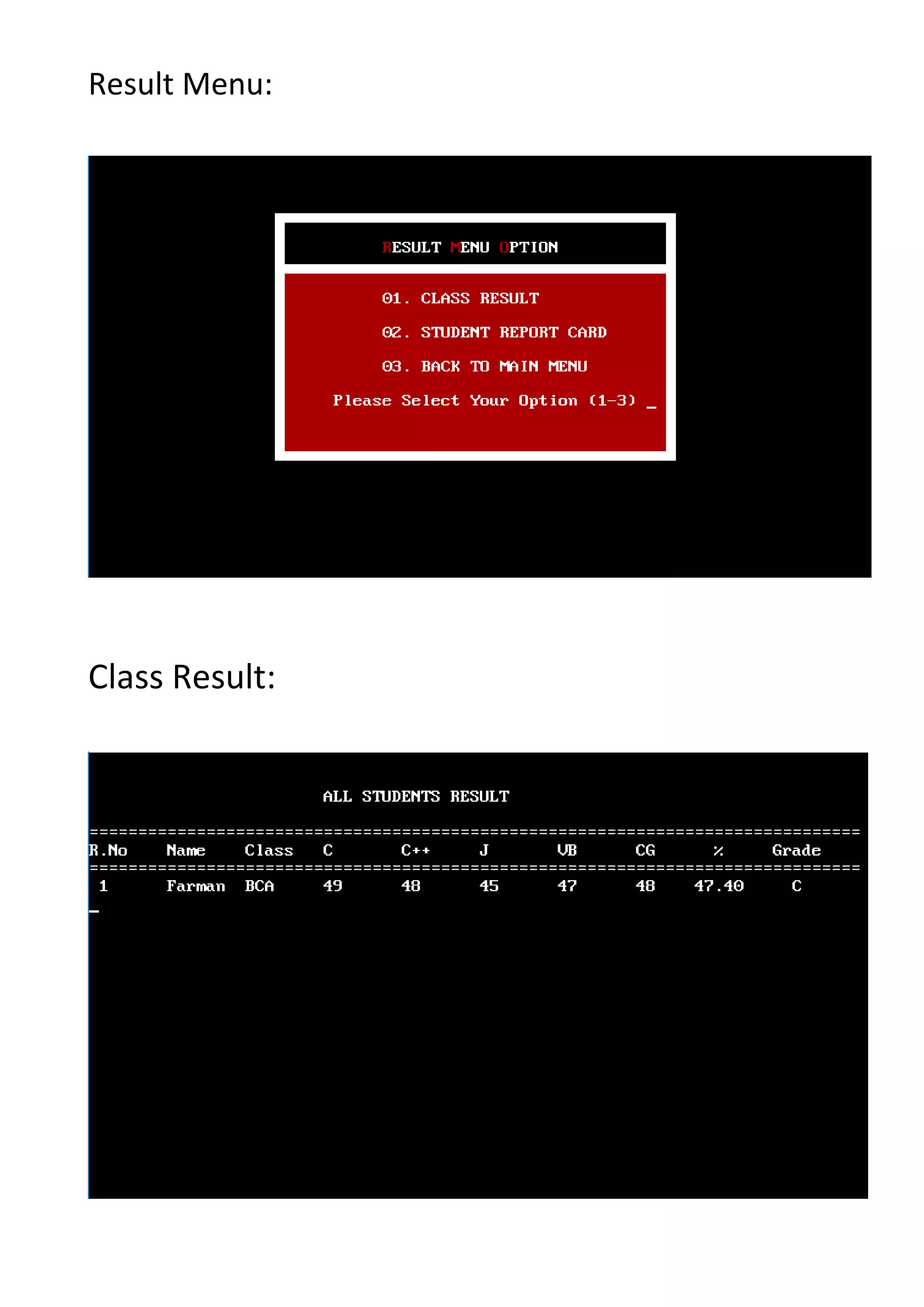 Student marksheet generator | PDF