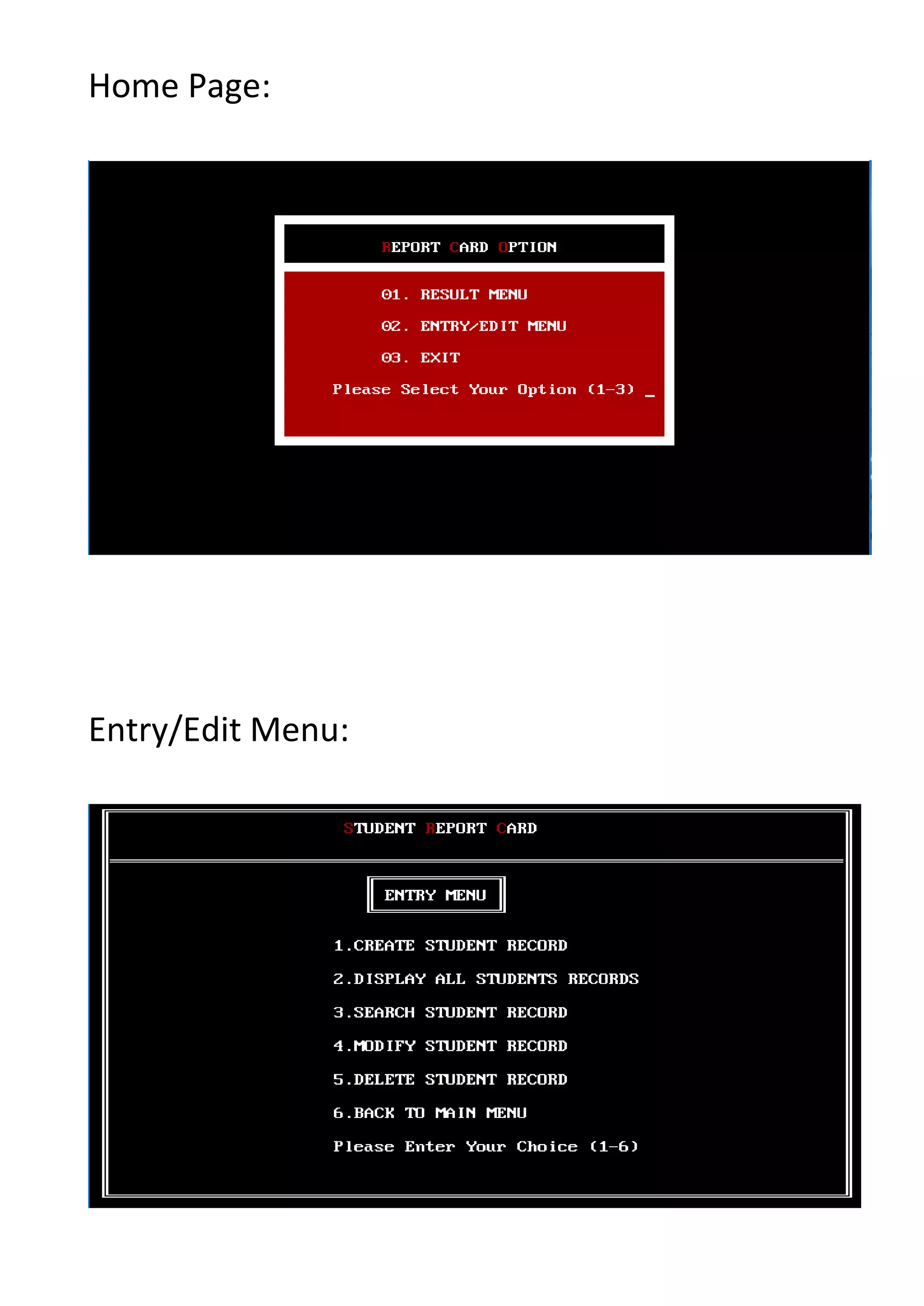 Student marksheet generator