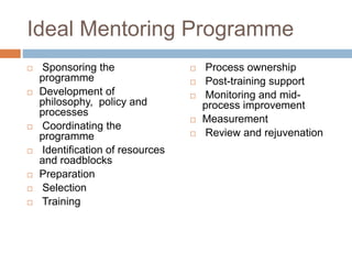 Student mentoring: A case study | PPTX