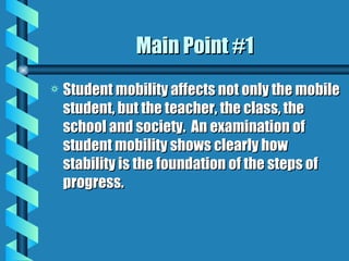 Student mobility | PPT