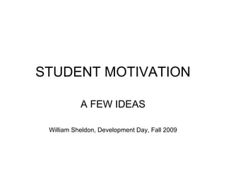 Student Motivation | PPT