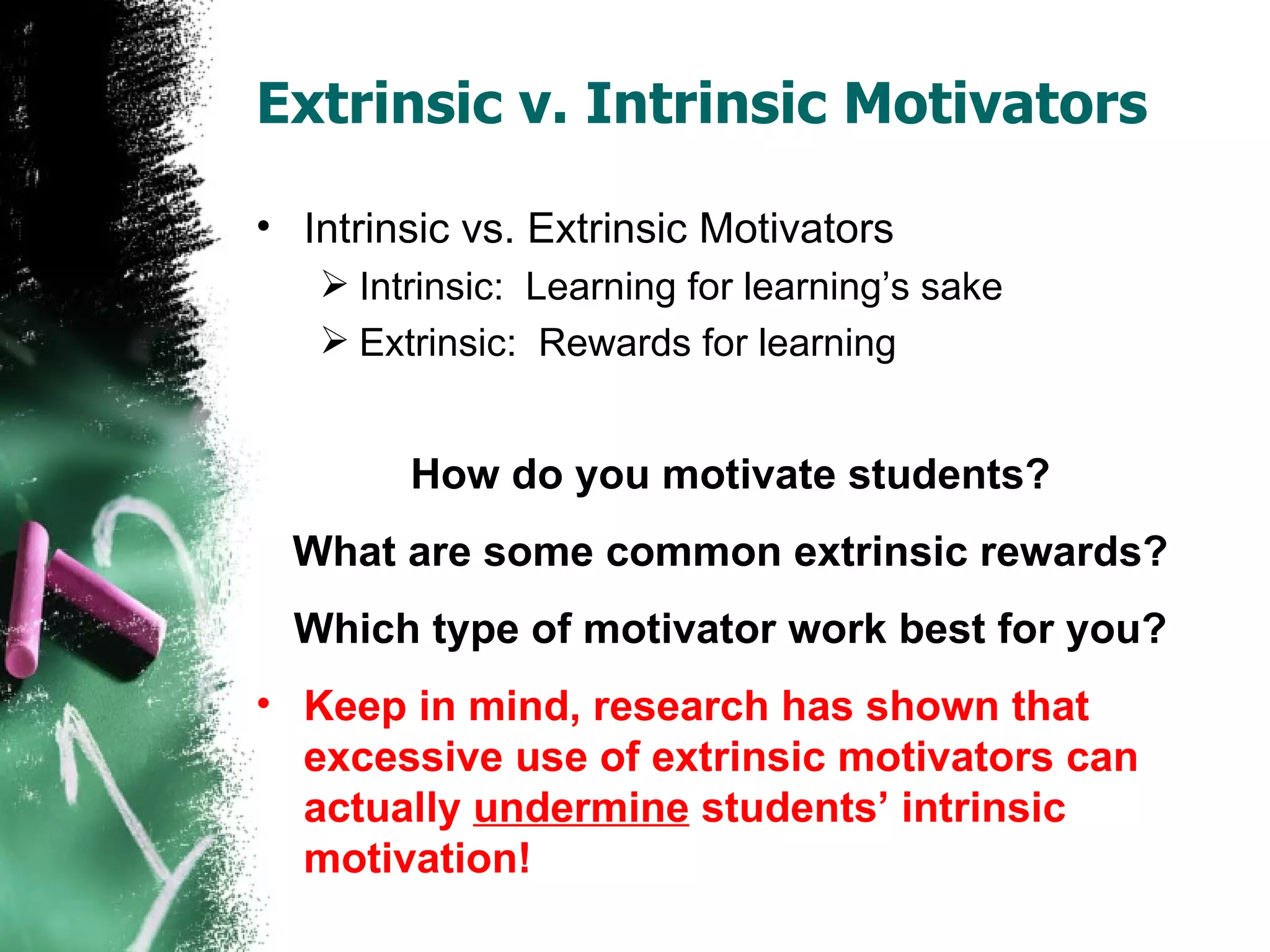 Student motivation | PPT