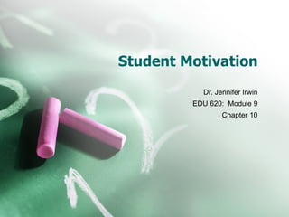 Student motivation | PPT